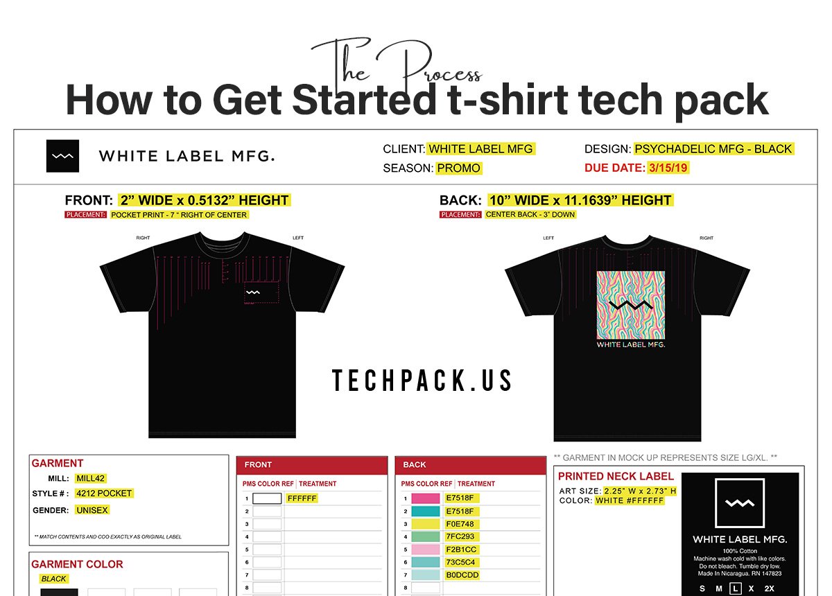 The Ultimate Guide to T-Shirt Tech Pack - Techpack.us