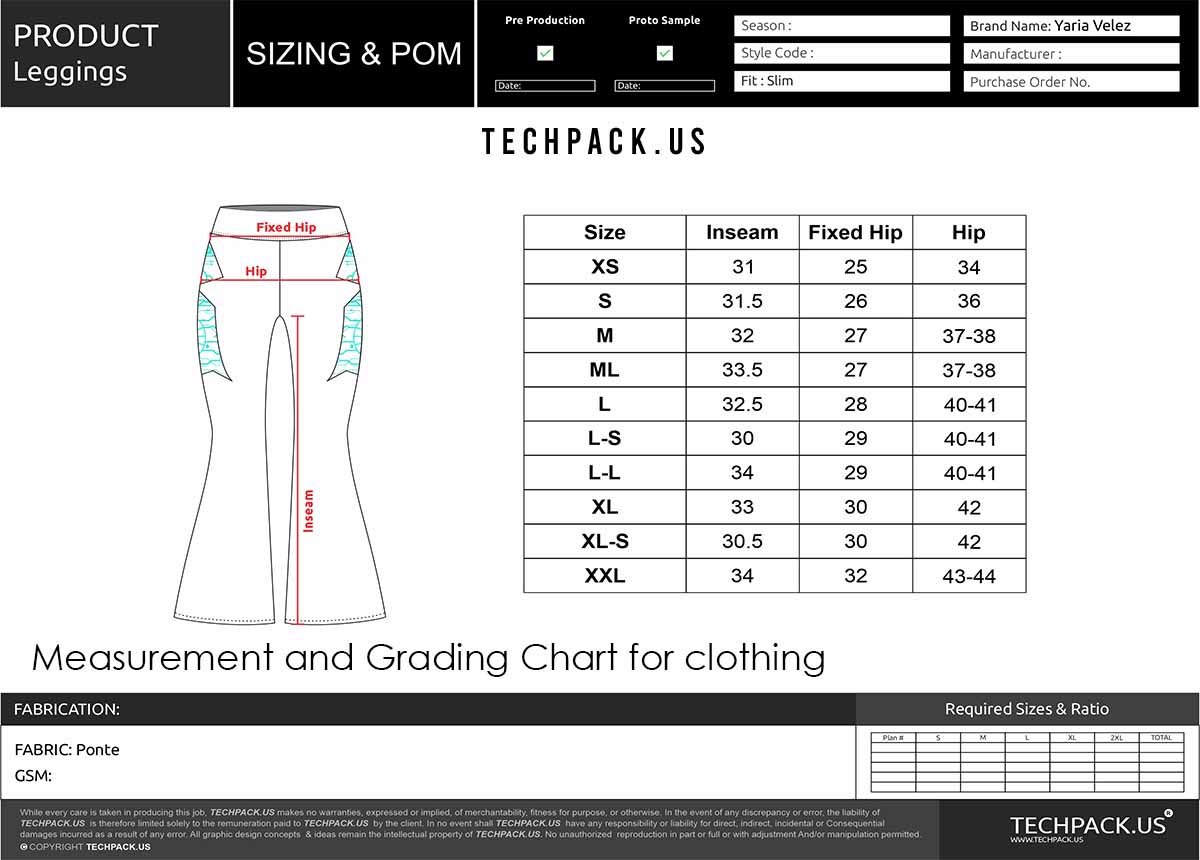 Tech Pack for a Clothing Brand | Manufacturing Guide – Techpack.us